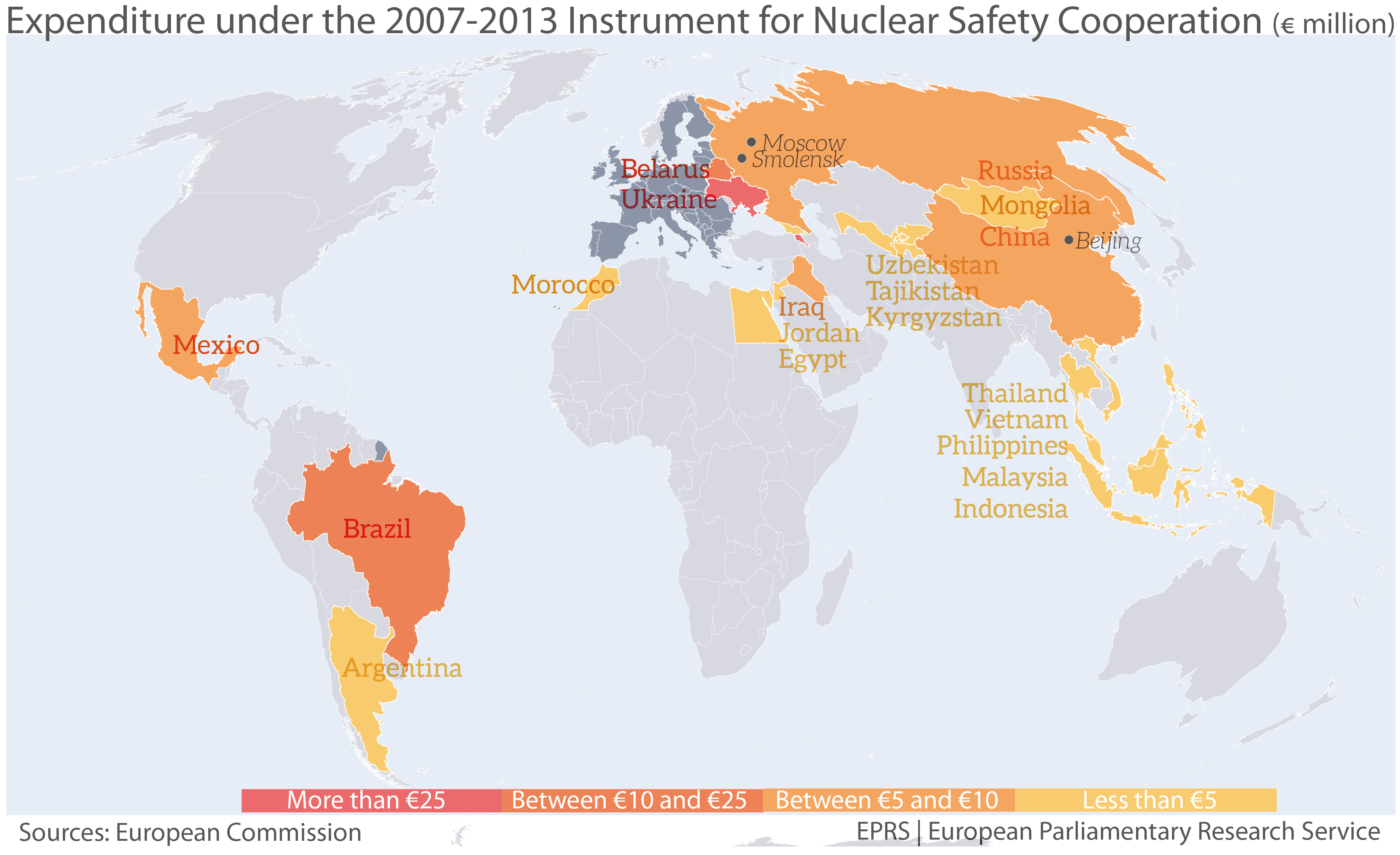 NuclearExpenditure-WorldMap | Epthinktank | European Parliament