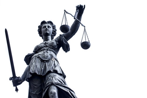 Lady Justice Stature n Germany, Frankfurt | Epthinktank | European ...