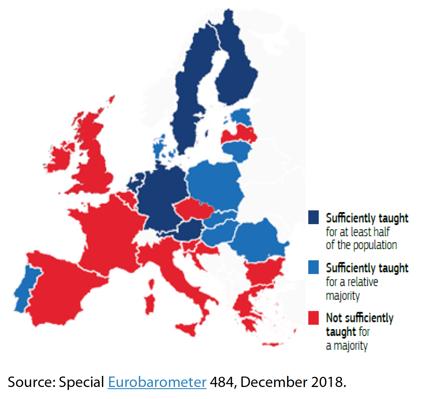 Map 1. Perception of Holocaust teaching in schools | Epthinktank ...