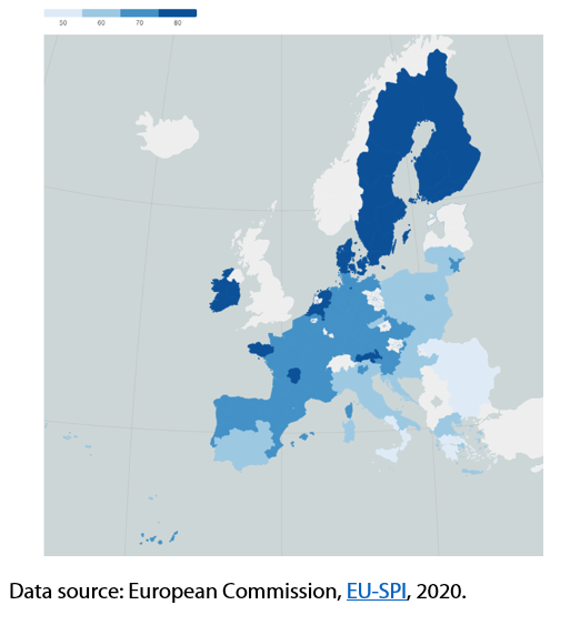 EU-SPI scores 2020 | Epthinktank | European Parliament