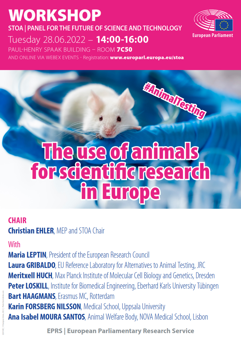 Poster_Animal testing | Epthinktank | European Parliament