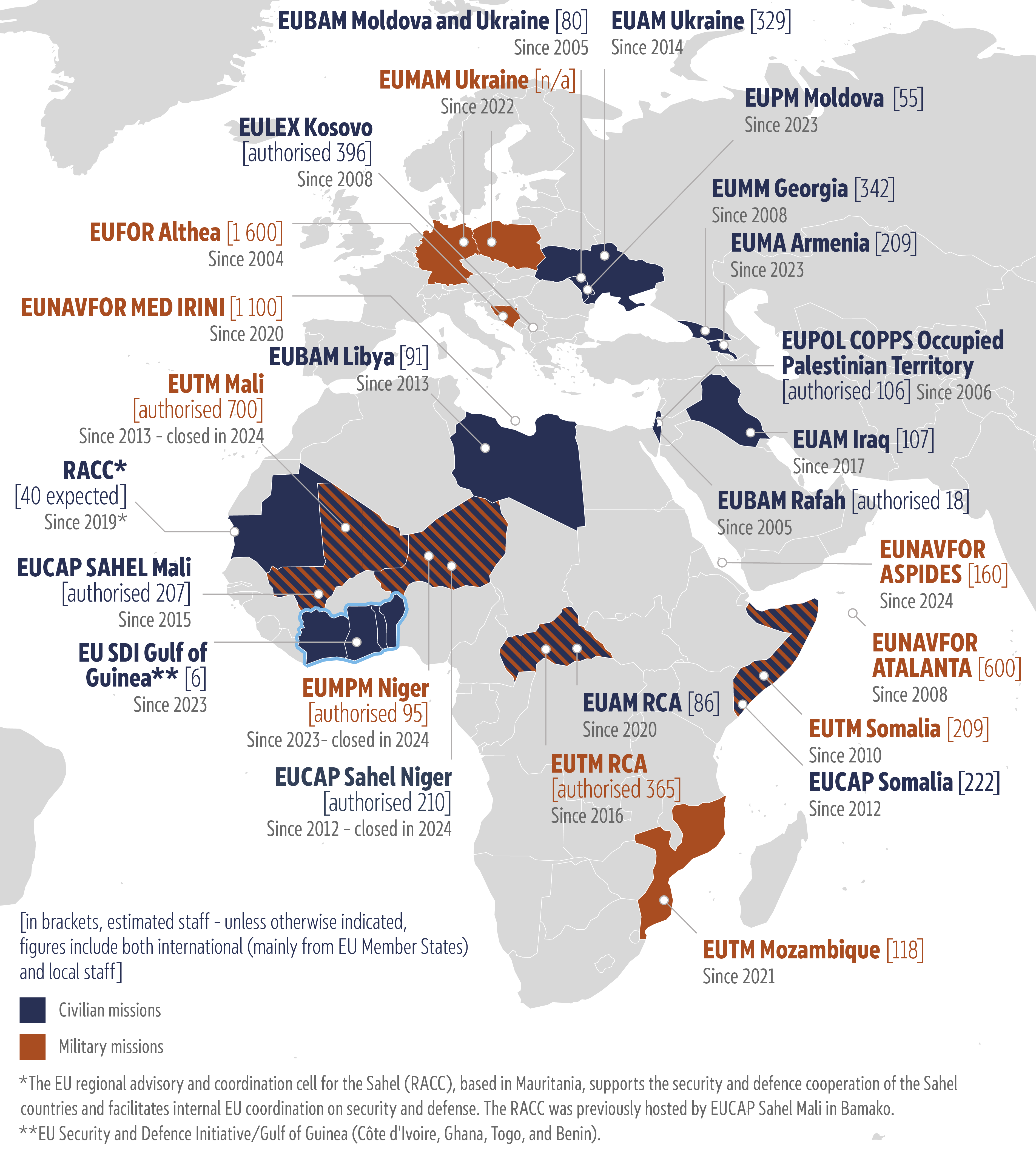 EU military operations and missions | Epthinktank | European Parliament